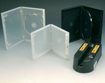 1 DVD magnetic anti-theft tray transparent unit