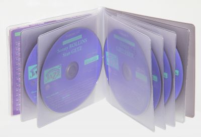 5 mm rigid PVC CD sleeves with gusset, without flap
