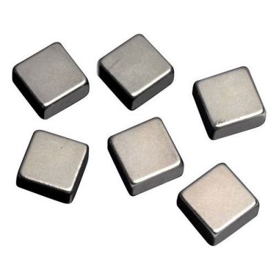 Metal magnets 12mm diam set of 10