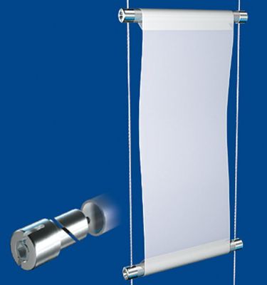 Horizontal tube and 2 supports unit